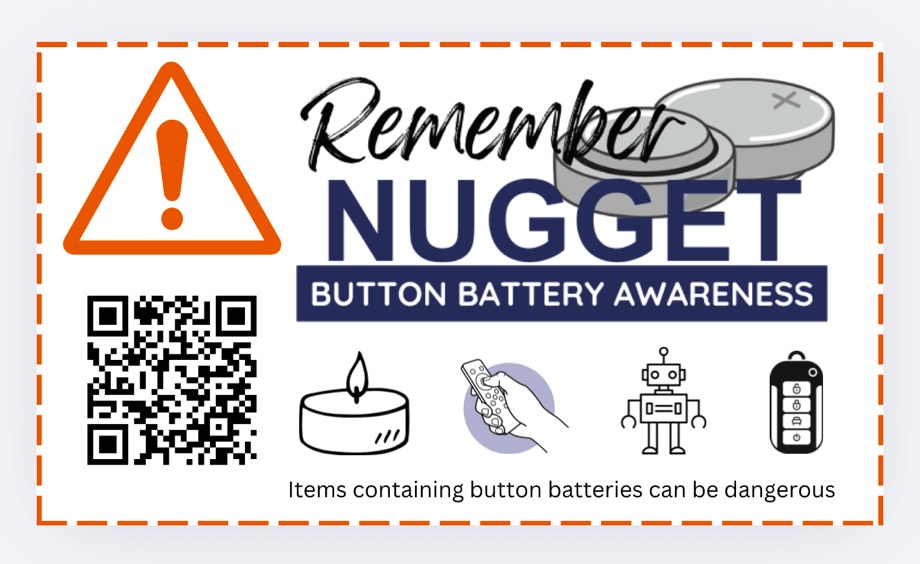Business Cards to print and distribute – Button Battery Awareness